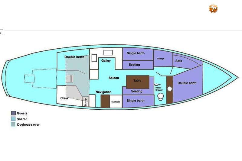 ALDEN 44,6 KETCH sailing yacht for sale | De Valk Yacht broker