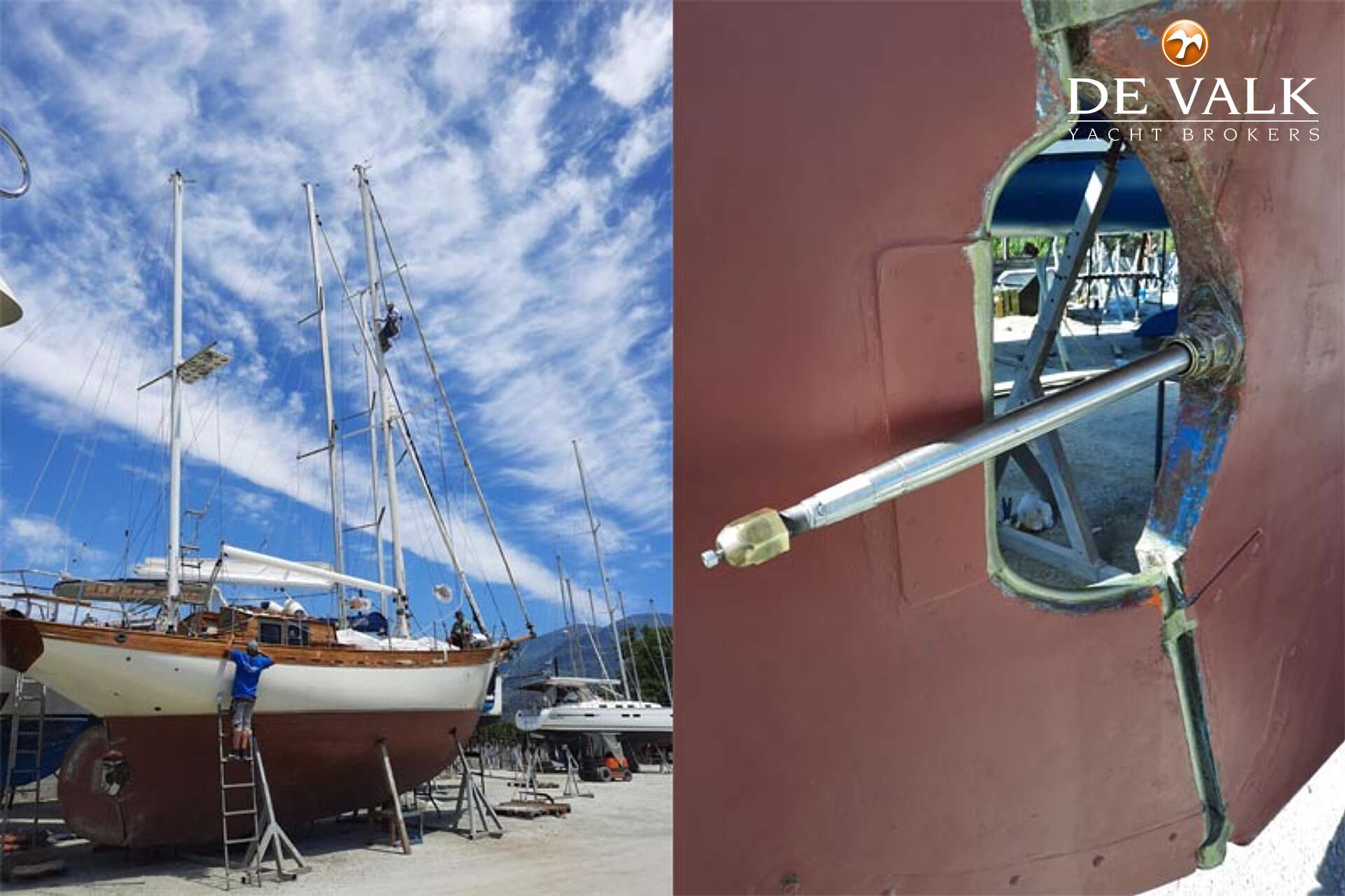 ALDEN 44,6 KETCH sailing yacht for sale | De Valk Yacht broker