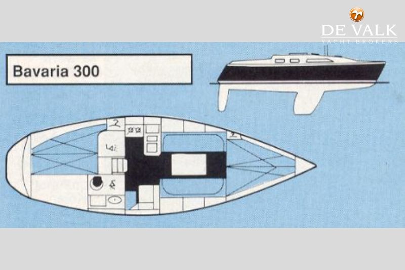 BAVARIA 300 sailing yacht for sale | De Valk Yacht Brokers