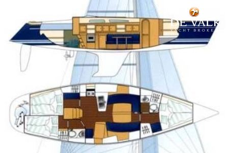 COMFORTINA 42 sailing yacht for sale | De Valk Yacht broker