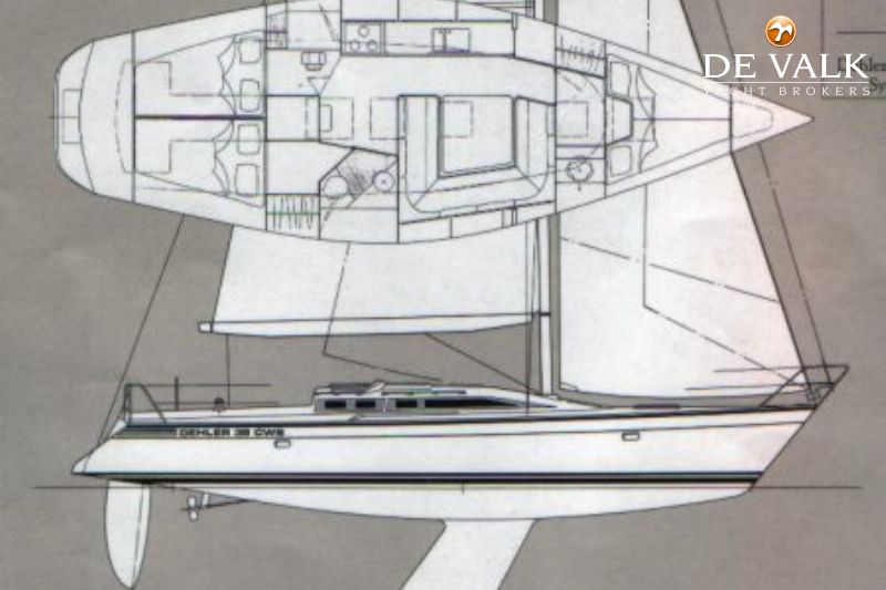 DEHLER 39 CWS sailing yacht for sale | De Valk Yacht Brokers