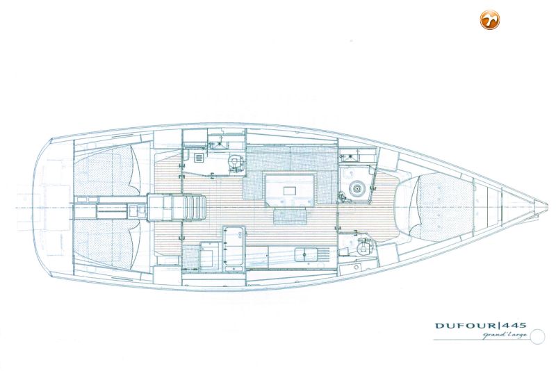 DUFOUR 445 GRAND LARGE sailing yacht for sale | De Valk Yacht Brokers