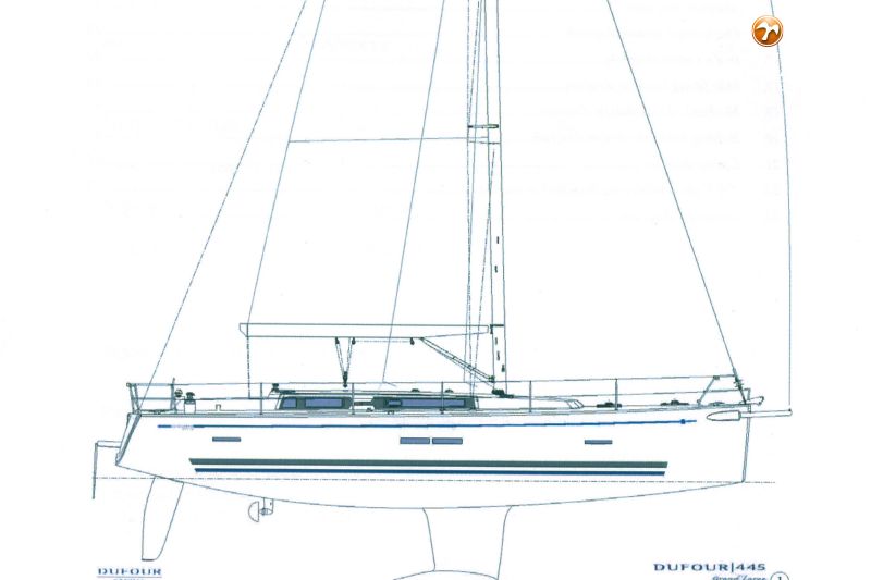 DUFOUR 445 GRAND LARGE sailing yacht for sale | De Valk Yacht Brokers