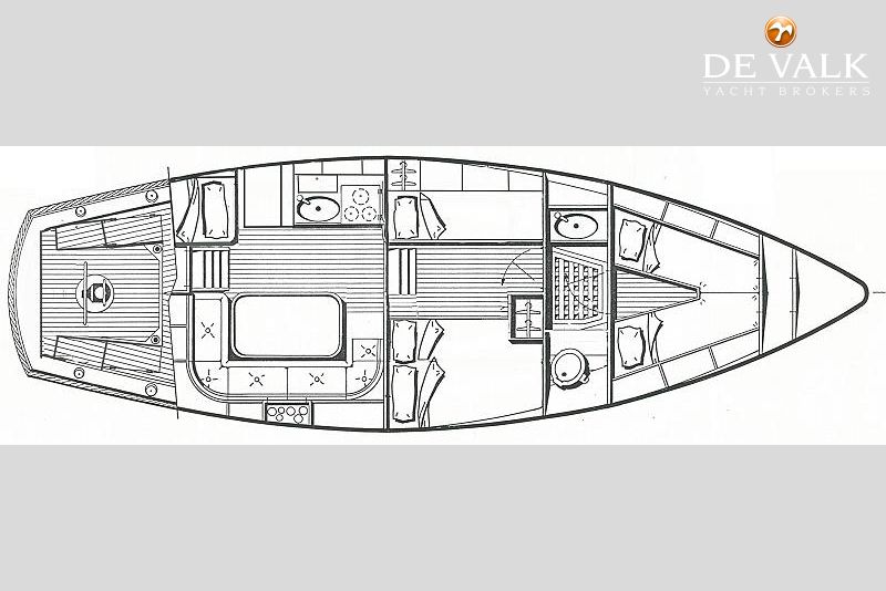 ENDURANCE 35 KETCH sailing yacht for sale | De Valk Yacht Brokers