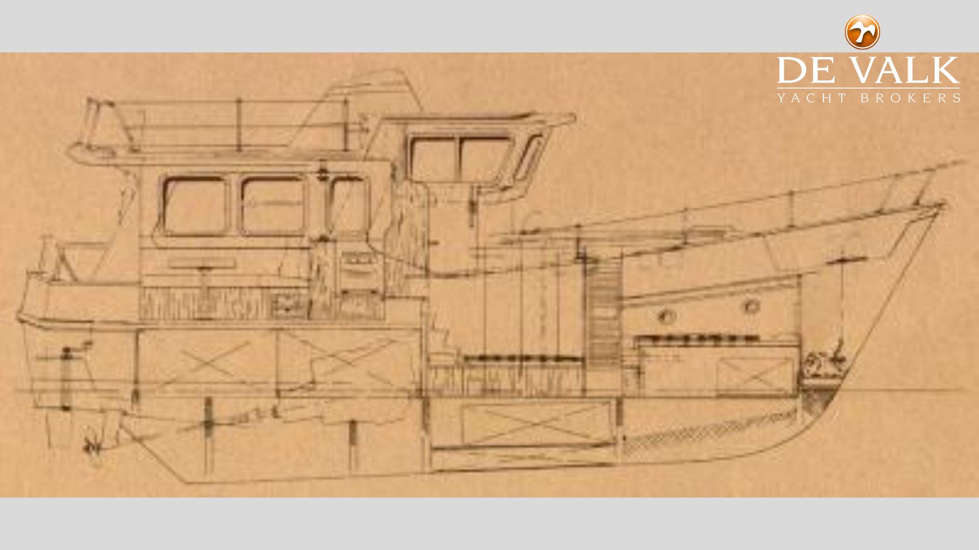 FISHER 38' TRAWLER YACHT motor yacht for sale | De Valk Yacht broker