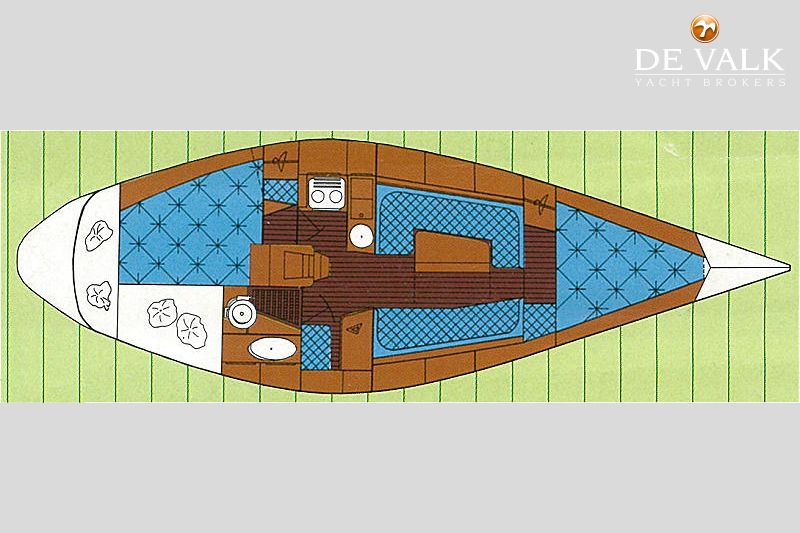 GRANADA 375 ATLANTICA sailing yacht for sale | De Valk Yacht Brokers