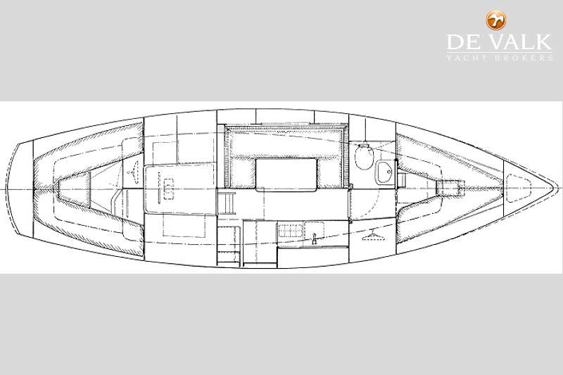 HALLBERG RASSY 35 RASMUS sailing yacht for sale | De Valk Yacht broker