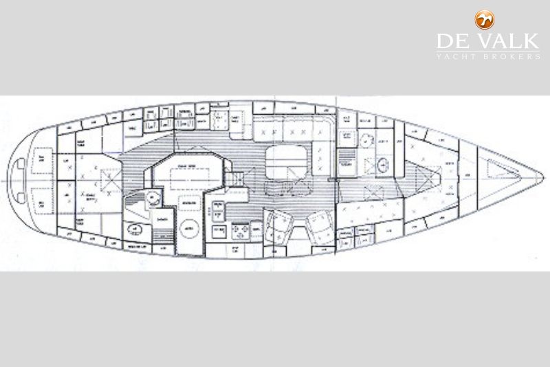 HALLBERG RASSY 46 sailing yacht for sale | De Valk Yacht Brokers