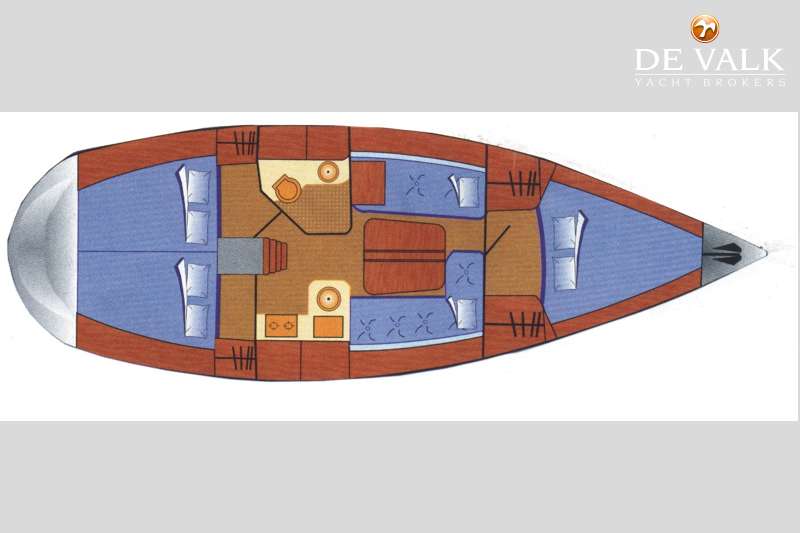 HANSE 341 sailing yacht for sale | De Valk Yacht broker