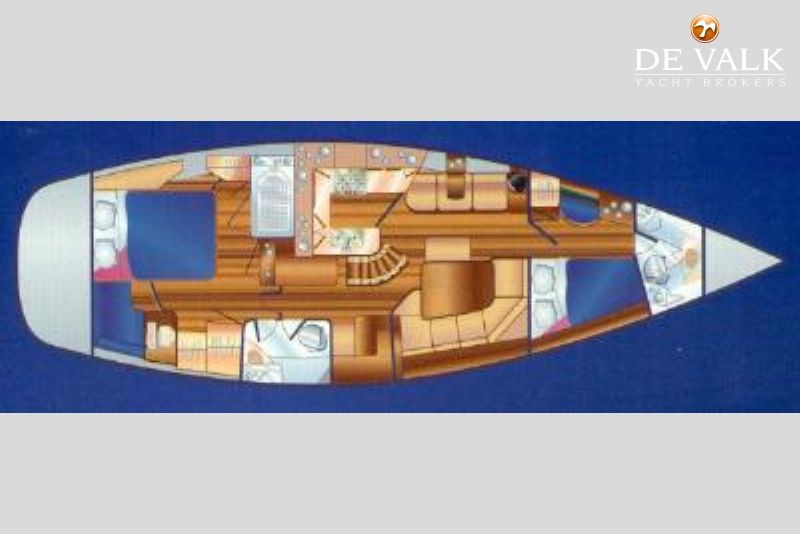 HUNTER PASSAGE 450 sailing yacht for sale | De Valk Yacht Brokers