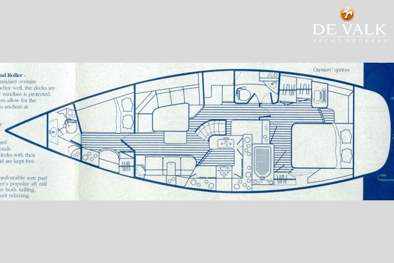 HUNTER PASSAGE 450 sailing yacht for sale | De Valk Yacht Brokers