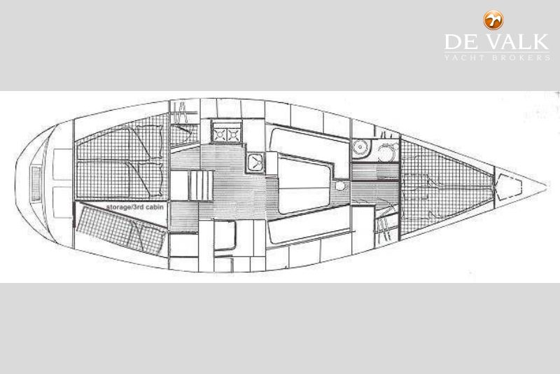 IMPALA 36 MK II sailing yacht for sale | De Valk Yacht Brokers