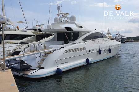 MANGUSTA 80 OPEN motor yacht for sale | De Valk Yacht broker