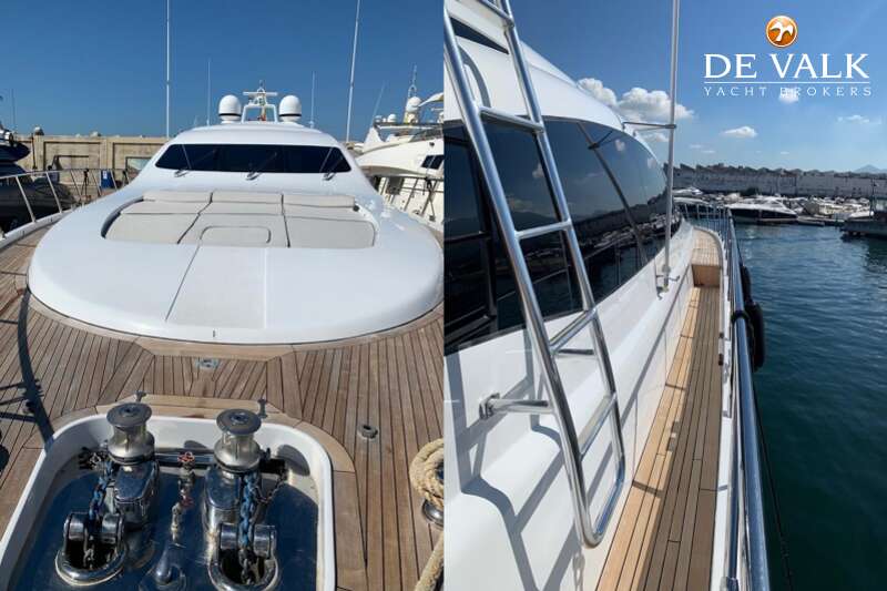 MANGUSTA 92 motor yacht for sale | De Valk Yacht broker