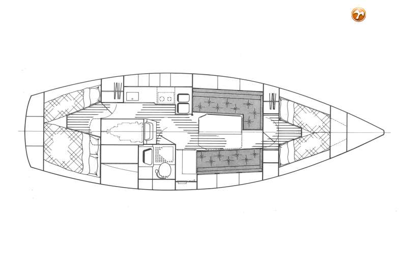 NAJAD 343 sailing yacht for sale | De Valk Yacht broker