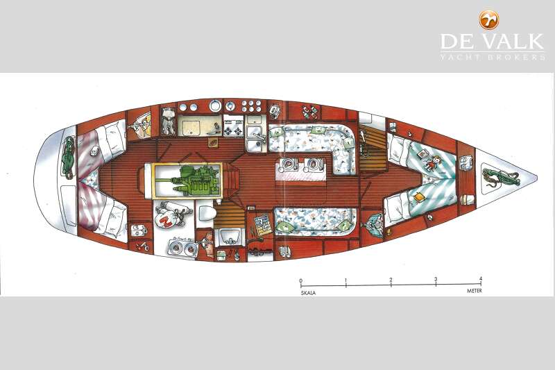 NAJAD 370 sailing yacht for sale | De Valk Yacht broker