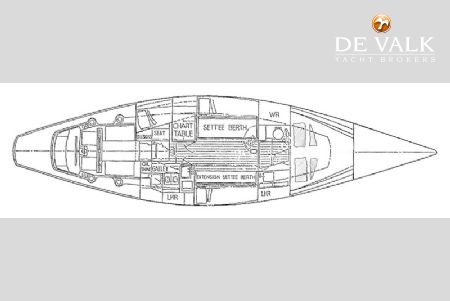 NICHOLSON 43 sailing yacht for sale | De Valk Yacht broker