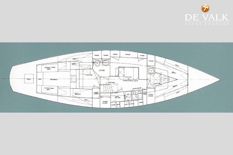 RHODES RELIANT 41 sailing yacht for sale | De Valk Yacht Brokers