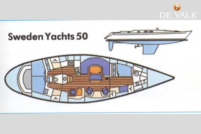 SWEDEN YACHTS 50 sailing yacht for sale | De Valk Yacht Brokers