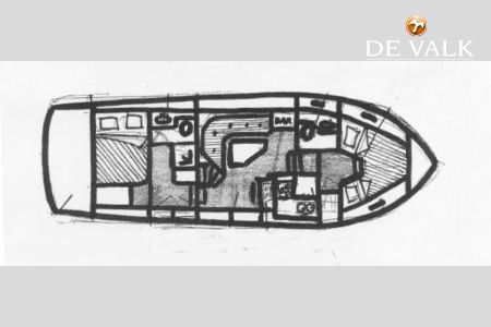 TROJAN F-36 TRI-FLY motor yacht for sale | De Valk Yacht broker